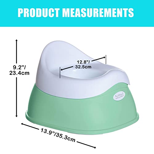 Little Chicks Easy-Clean Potty Training Toilet Chair, Built in Splash Guard and Slip Resistant - Model CK055
