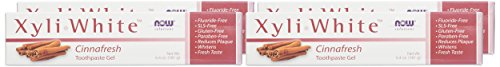 Now Foods Xyliwhite Cinnafresh Toothpaste Gel 6.4 Ounces (Pack of 4)