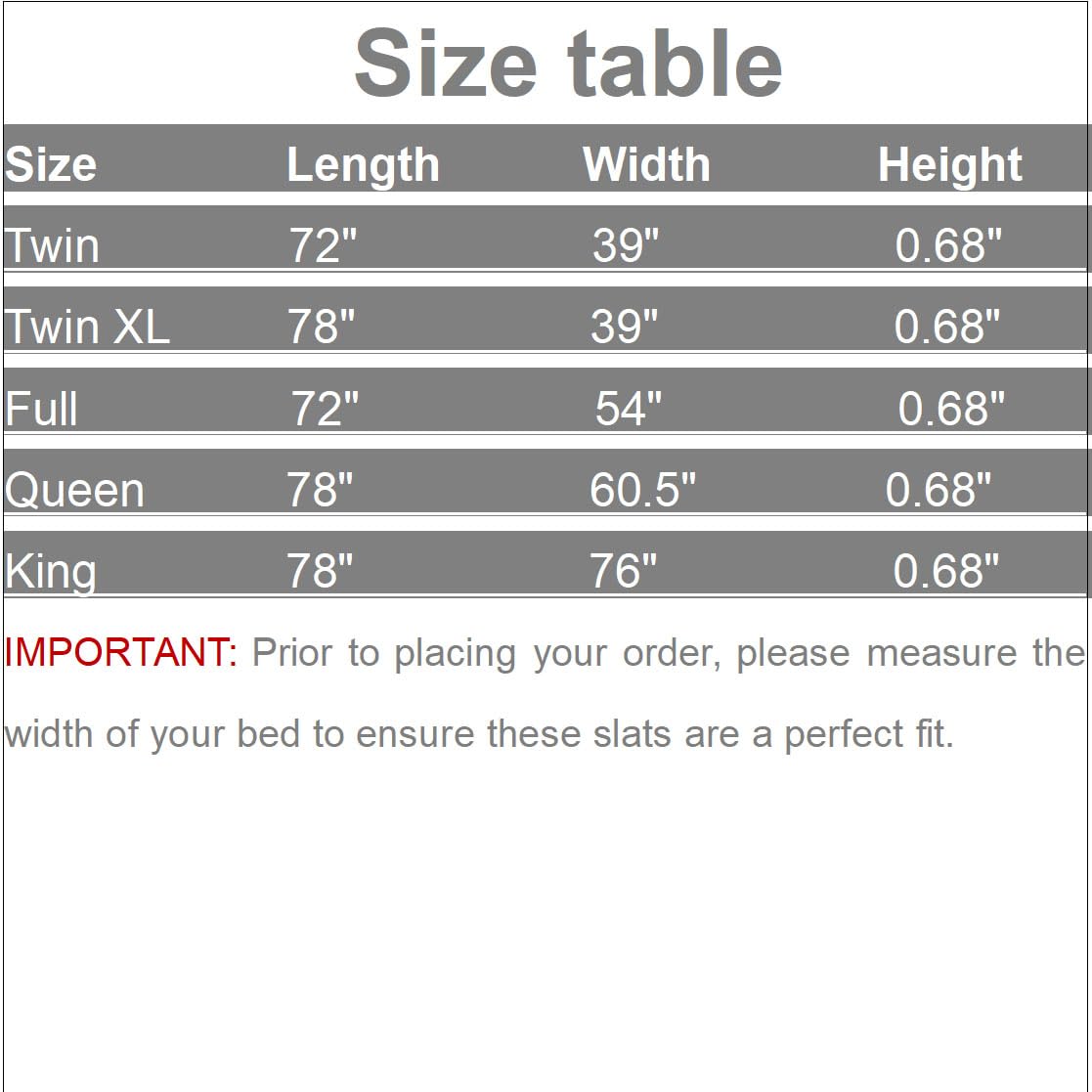 Bed Boards for Under Mattress,Mattress Support Board,Split Fully Assembled Bunkie Board for Mattress/Bed Support,Twin