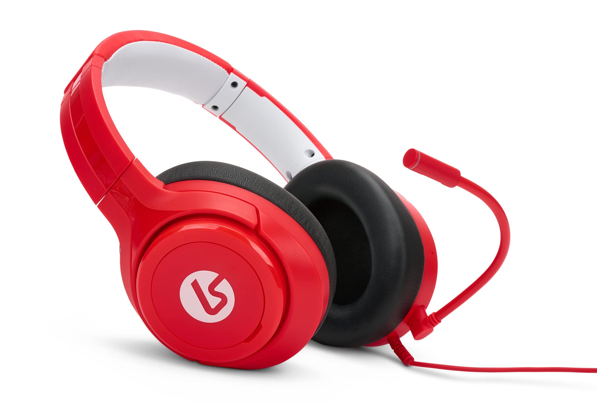 LucidSound LS10X Wired Gaming Headset for Xbox Series X|S - Pulse Red, Xbox One, Xbox One X, Xbox One S, Xbox 360, PC, Mac, VR, Android, and iOS, Mobile, headphones, chat, gaming audio