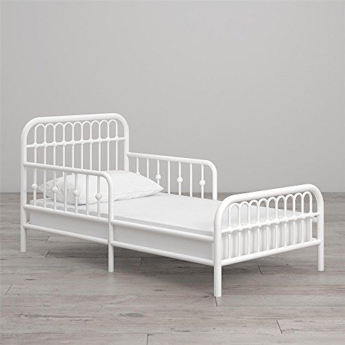 Little Seeds Monarch Hill Ivy Metal Toddler Bed, White