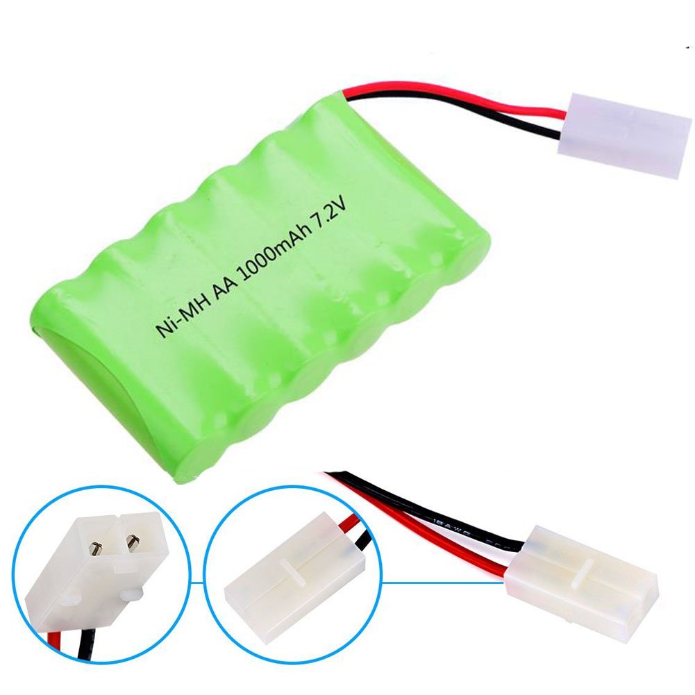 Yungou AA 7.2V 1000mAh Nickel-Metal Hydride Cell Batteries Remote Control Model Electric Toys Rechargeable Batteries