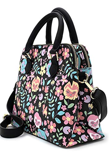 Loungefly X Disney Alice in Wonderland Flowers AOP Crossbody Bag