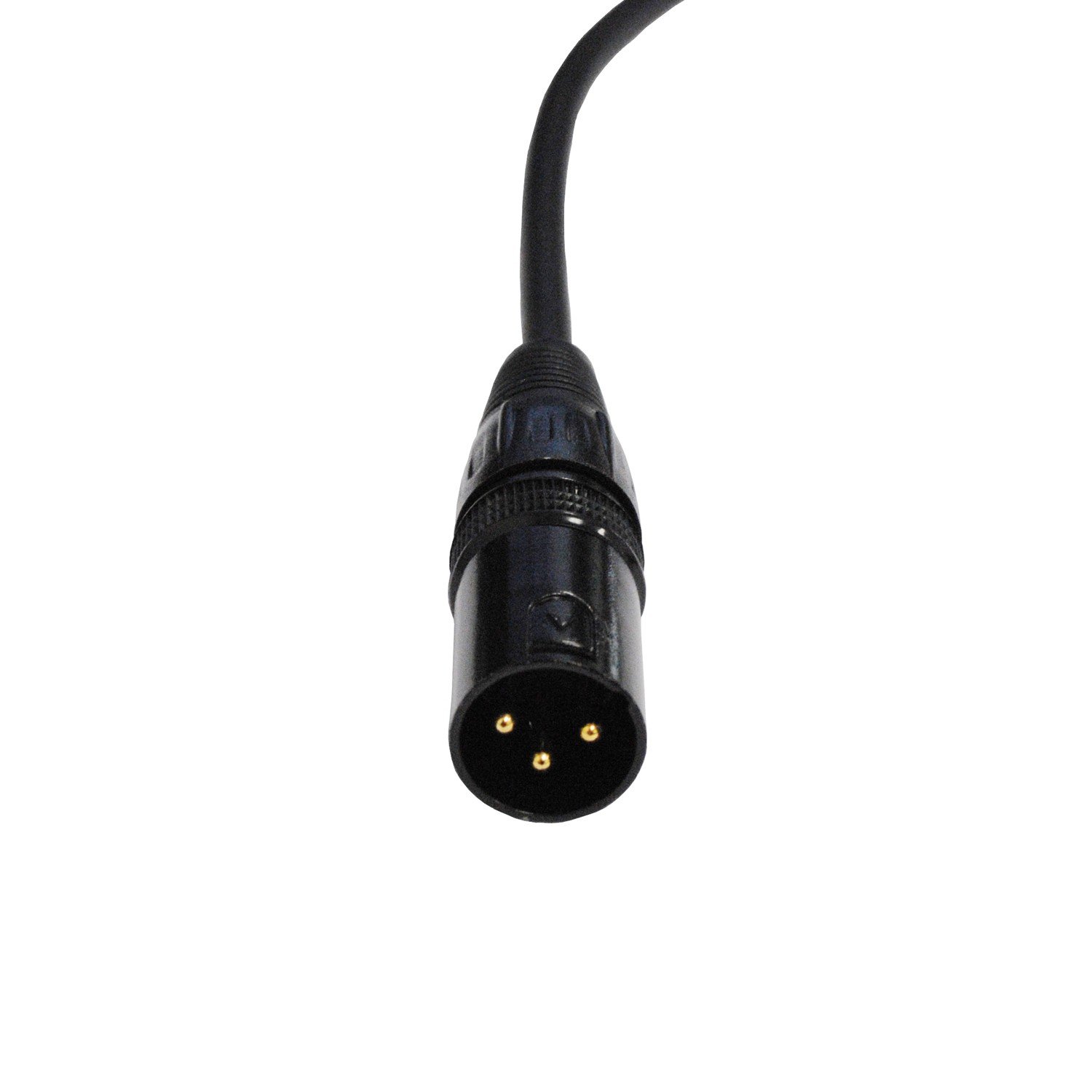 Audio 2000s E14101P2 1/4" TRS Right Angle to XLR Male 1 Ft Audio Cable (2 Pack)