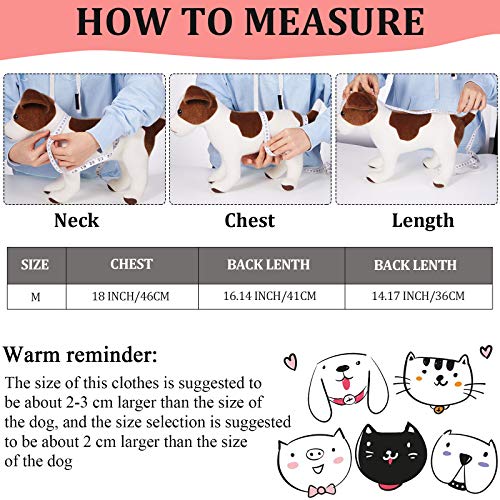 Dog Hoodies 2 Pieces Dog Jacket with Hat, Soft Windproof Coat Small Dogs Jacket Puppy Coats with Hoodie, 2 Colors Provided (Red, Navy Blue, Medium)