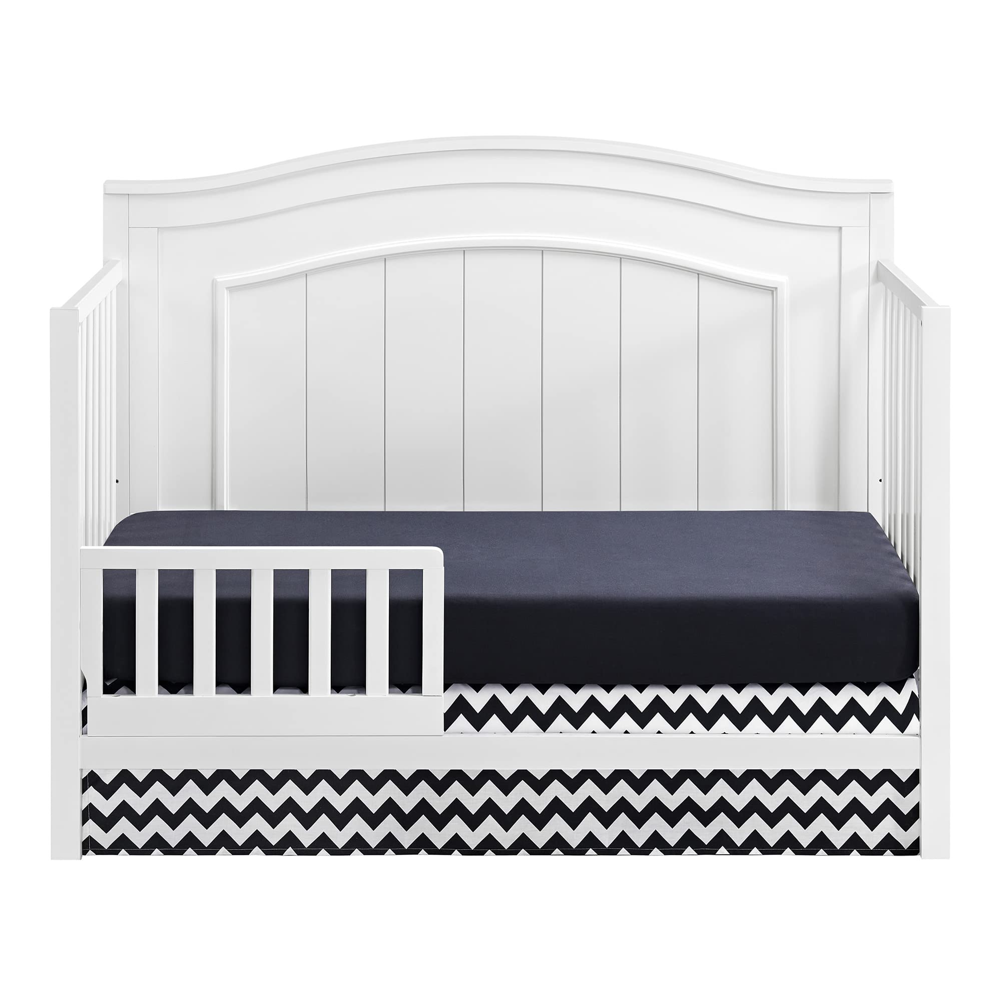 Oxford Baby Nolan/North Bay Crib to Toddler Bed Guard Rail Conversion Kit, Snow White, GreenGuard Gold Certified