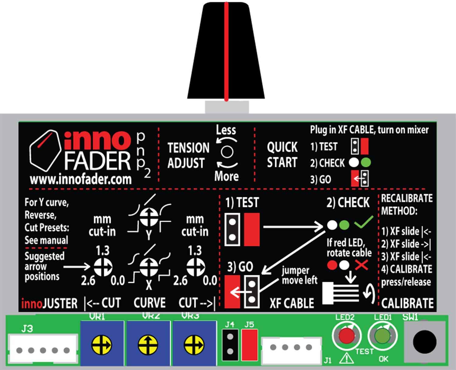 Audio Innovate - InnoFader PNP2 Replacement Crossfader/Fader