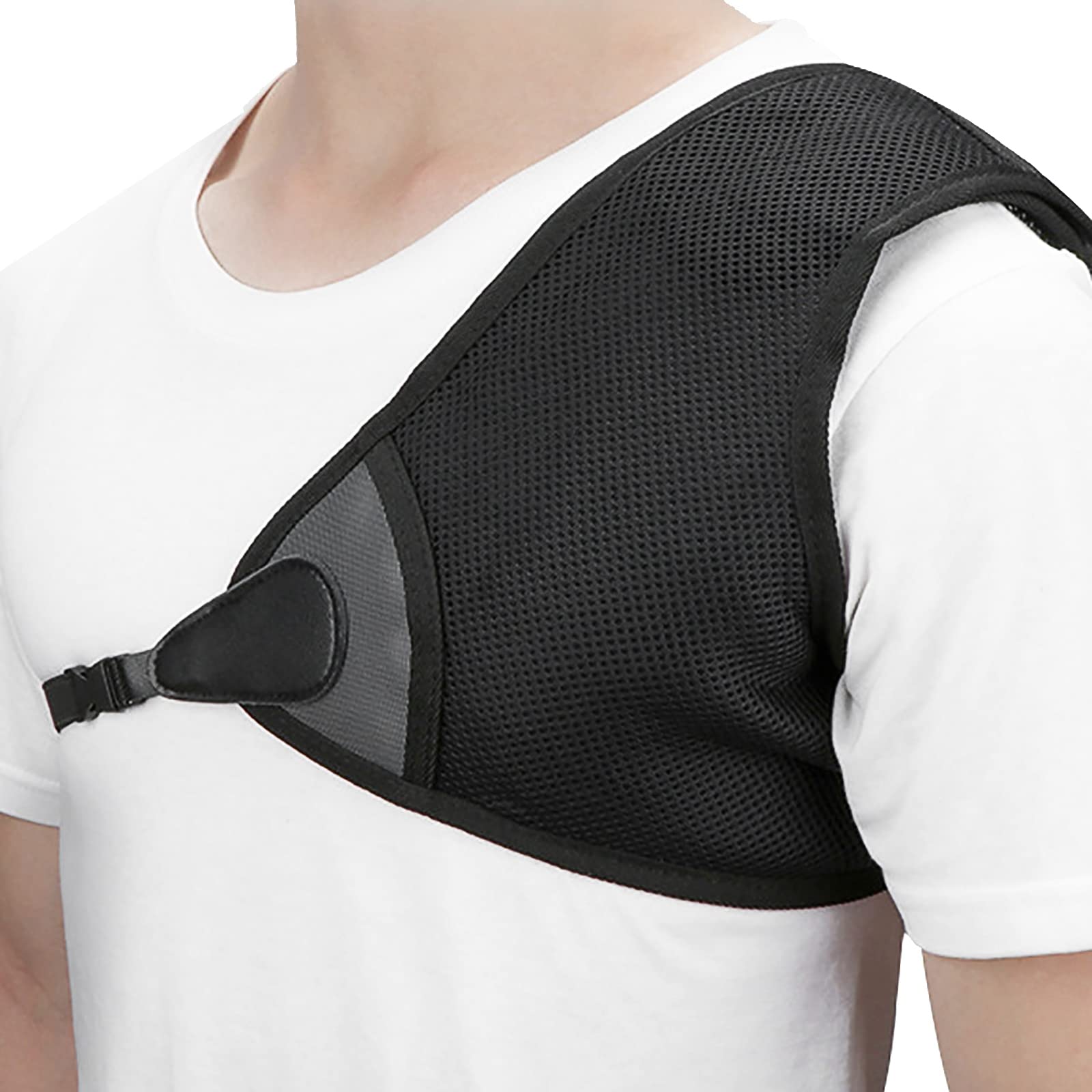 Archerest Archery Chest Guard, Adjustable Breast Protection for Youth, Teens Target Practice Shooting Hunting (Black)