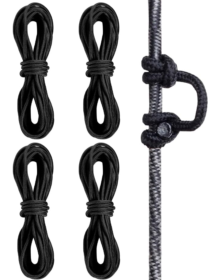 Archerest Bow String D Loop, 10 ft. D Release Nocking Loop Rope for Compound Bowstring Archery (Blue)