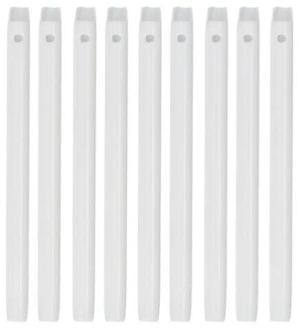 Denmall USA 1000 High Volume White Evacuation Suction Dental Tips, Vented, 10 Bags of 100
