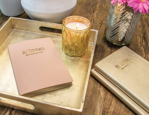 Medium Leatheresque Journal by Studio Oh! - Nearly Teal - 5.5" x 7.75" - 192 Lined Pages with Gilded Edges and Padded Leather-Like Textured Cover with Foil Stamping