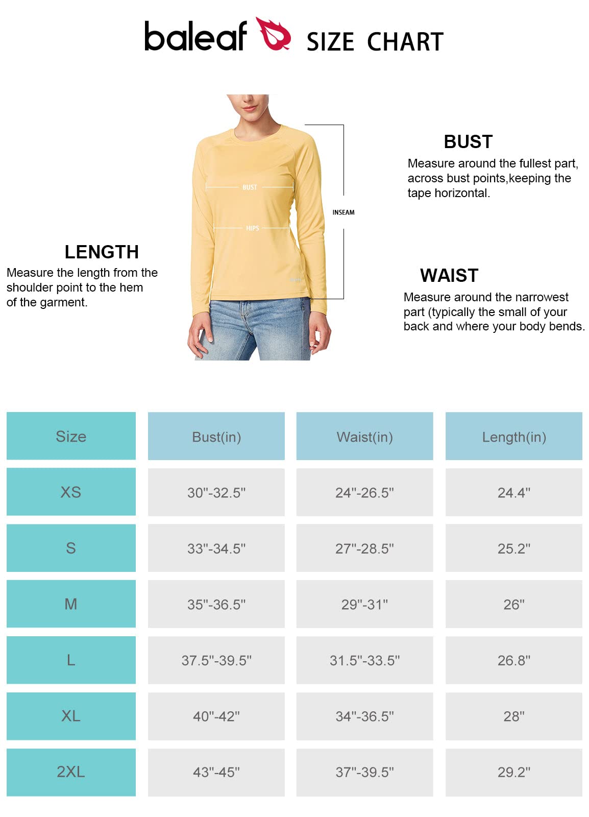BALEAF Women's UPF 50+ Sun Shirts Long Sleeve UV Protection Rash Guard Lightweight Quick Dry SPF Hiking Tops Outdoor Clothing Yellow Size L