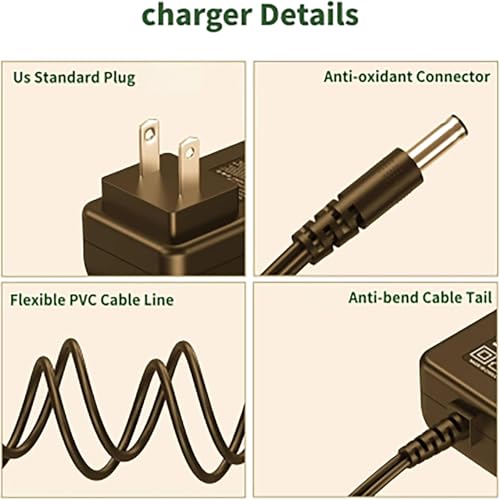 Bbywlly AC-DC Adapter for Brother 3 Plus PJ-523 PJ523BT 205571 Thermal Printer