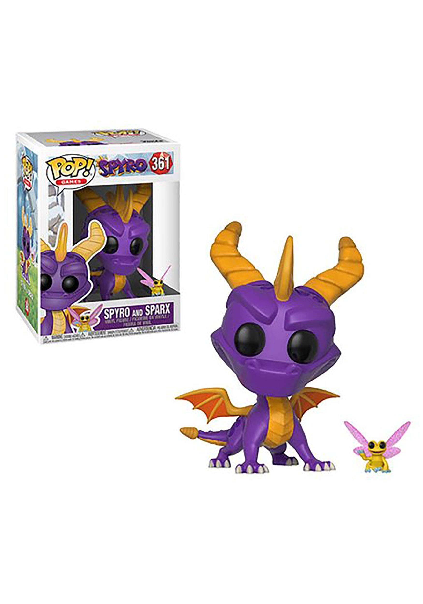 Funko POP & Buddy: Spyro The Dragon - Spyro & Sparx, Multicolor