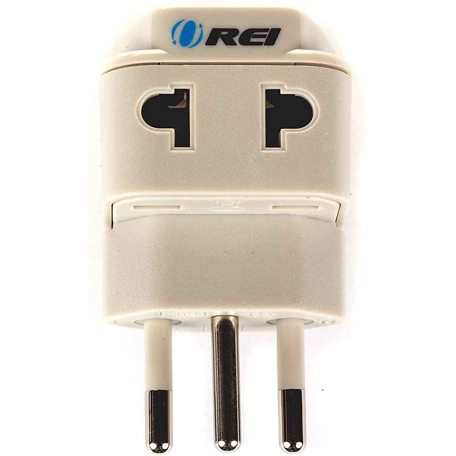OREI US to Brazil Plug Adapter - Type N Travel Adapter for Brazil - Universal 2 in 1 - CE Certified - RoHS Compliant - White (DB-11C)