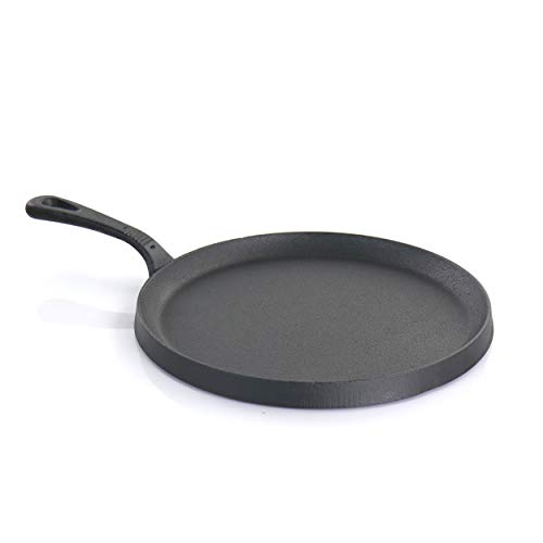MegaChef Assorted Pre-Seasoned Cast Iron Cookware Set, 5 Piece, Black