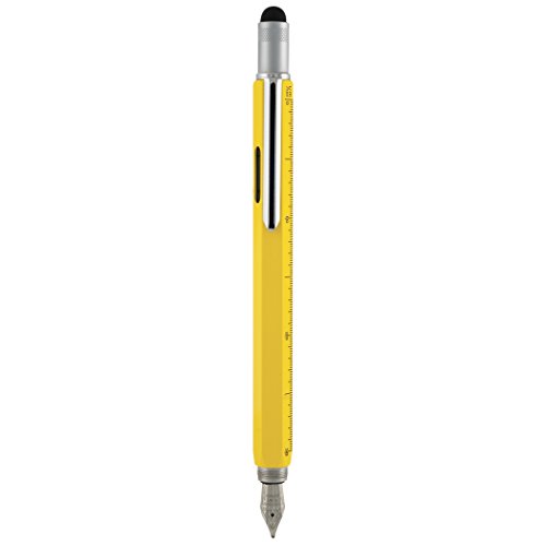 Monteverde USA One Touch Tool Pen, Fountain Pen, Yellow (MV35231),Medium