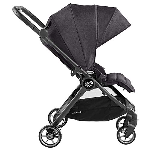 Baby Jogger City Tour LUX Stroller | Compact Travel Stroller | Lightweight Baby Stroller with Backpack-Style Carry Bag, Perfect for Travel, Granite