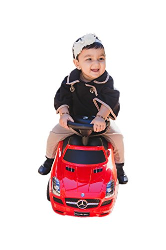 Best Ride On Cars Mercedes Benz Push Car, Red