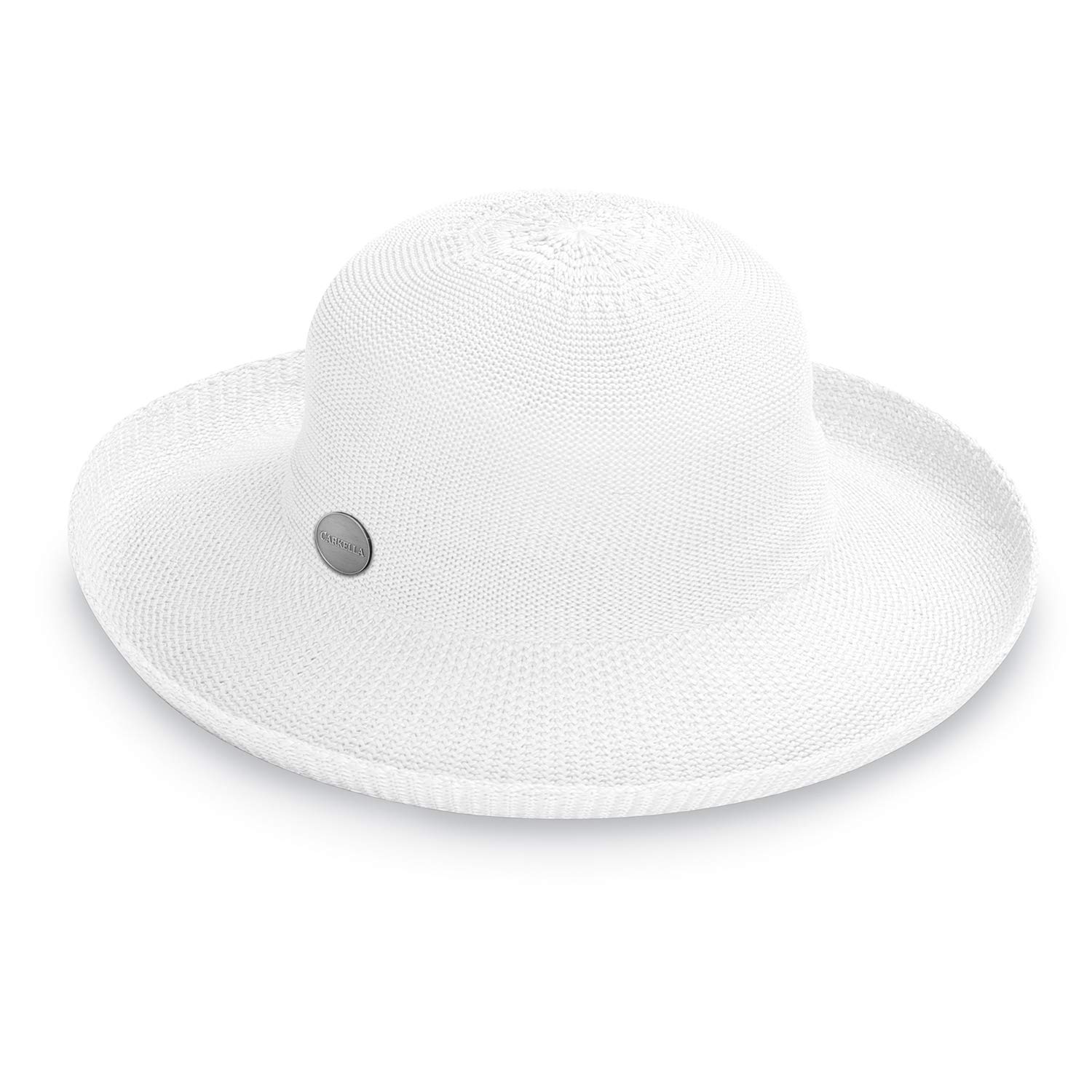 CARKELLA by Wallaroo â Womenâs Victoria Sun Hat â UPF 50+ Sun Protection, Wide Brim, Packable Design and Adjustable Sizing for Medium Crown Sizes â Sun-Smart Hat for Everyday Wear (White)