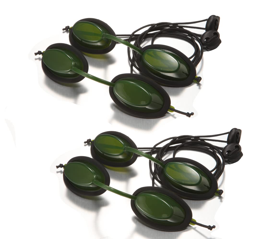 DERMAROLLERGUY 4- pack beauty patient protectve eye goggle for IPL,Laser,LED,UV Protective - ipl goggles