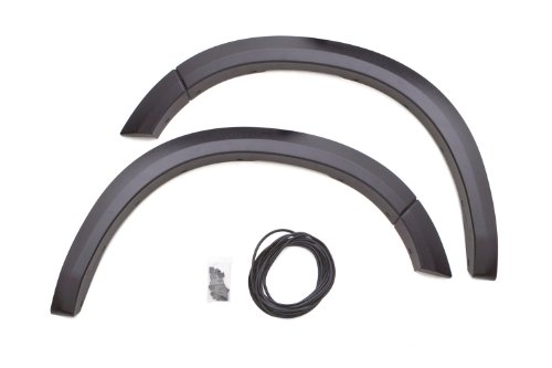 Lund SX205TA Elite Series Black Sport Style Textured Front Fender Flare - 2 Piece