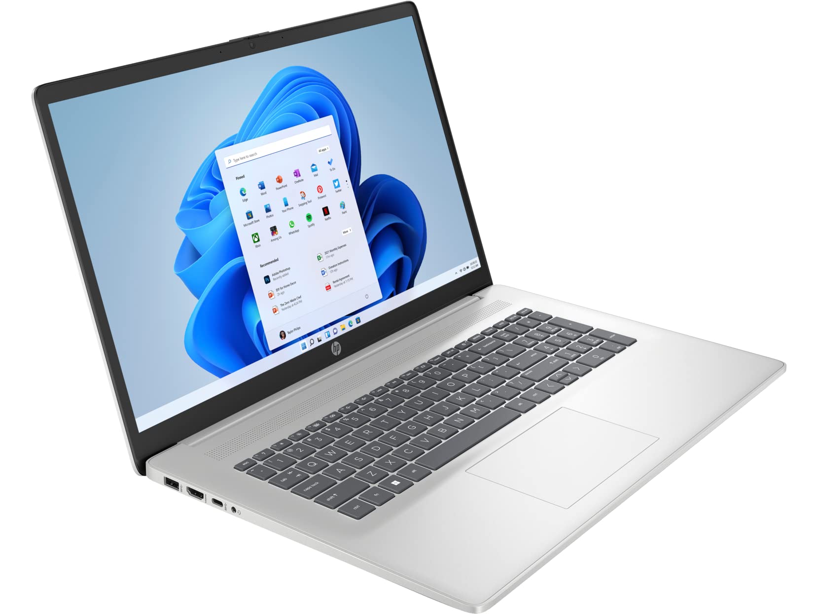 HP Pavilion Laptop (2022 Model), 17.3" FHD IPS Display, Intel Core i3-1115G4 Processor, 16GB RAM, 512GB PCIe SSD, Anti-Glare Screen, Long Battery Life, Webcam, HDMI, Bluetooth, Wi-Fi, Windows 11