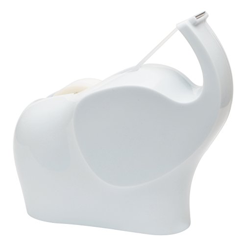 Scotch Desktop Tape Dispenser, Elephant Dispenser, 3/4 in x 350 in (C43-ELPHT), Gray