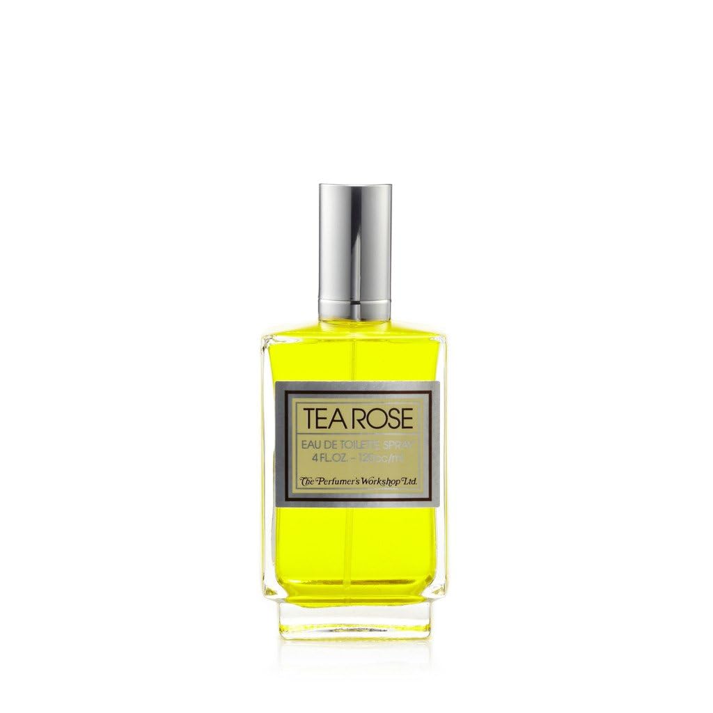 Perfumers Workshop Tea Rose Eau de Toilette Spray for Women, 4.0 Fluid Ounce