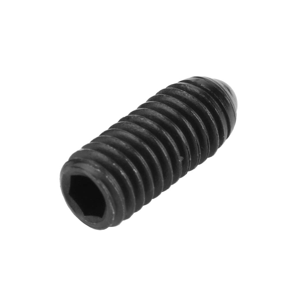 Ball Plunger, M5 Screw Thread with Spring Hex Socket Ball Plunger, for Mechanical Clamp Devices(M5*12(10PCS))