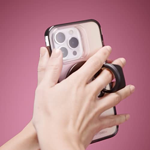 Gear4 ZAGG Ring Snap 360, Magnetic Ring Accessory β 360 Degree Rotation, Secure Hold with Kickstand β Super Strong Magnet for iPhone 14/14 Plus/ 14 Pro/ 14 Max Pro Black