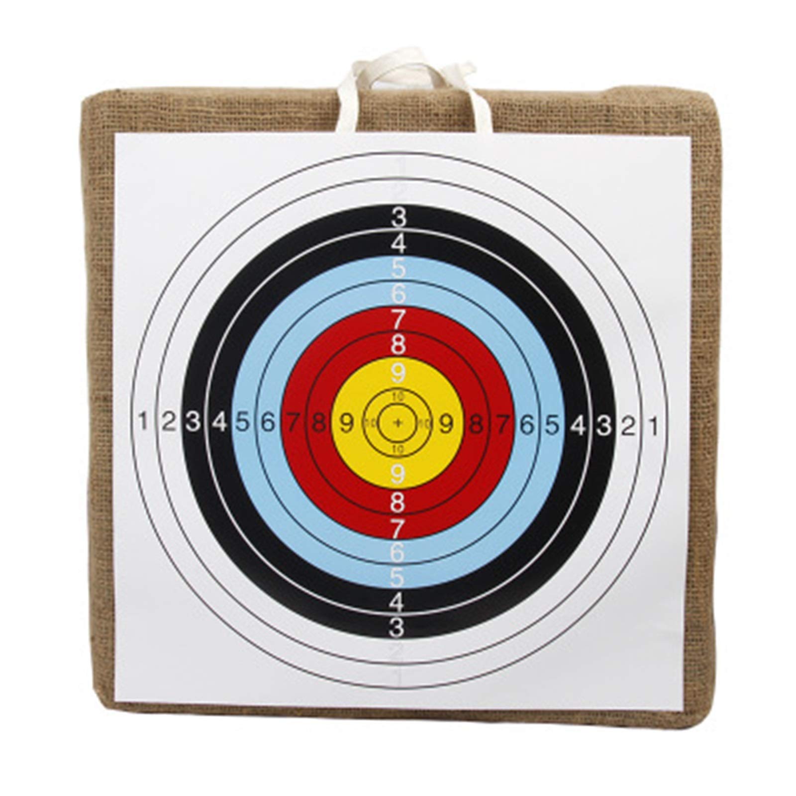 Archery Target 50 cm X 50 X24 cm Shooting Target Sports Gear (Color : Natural, Size : 50x50x24cm)