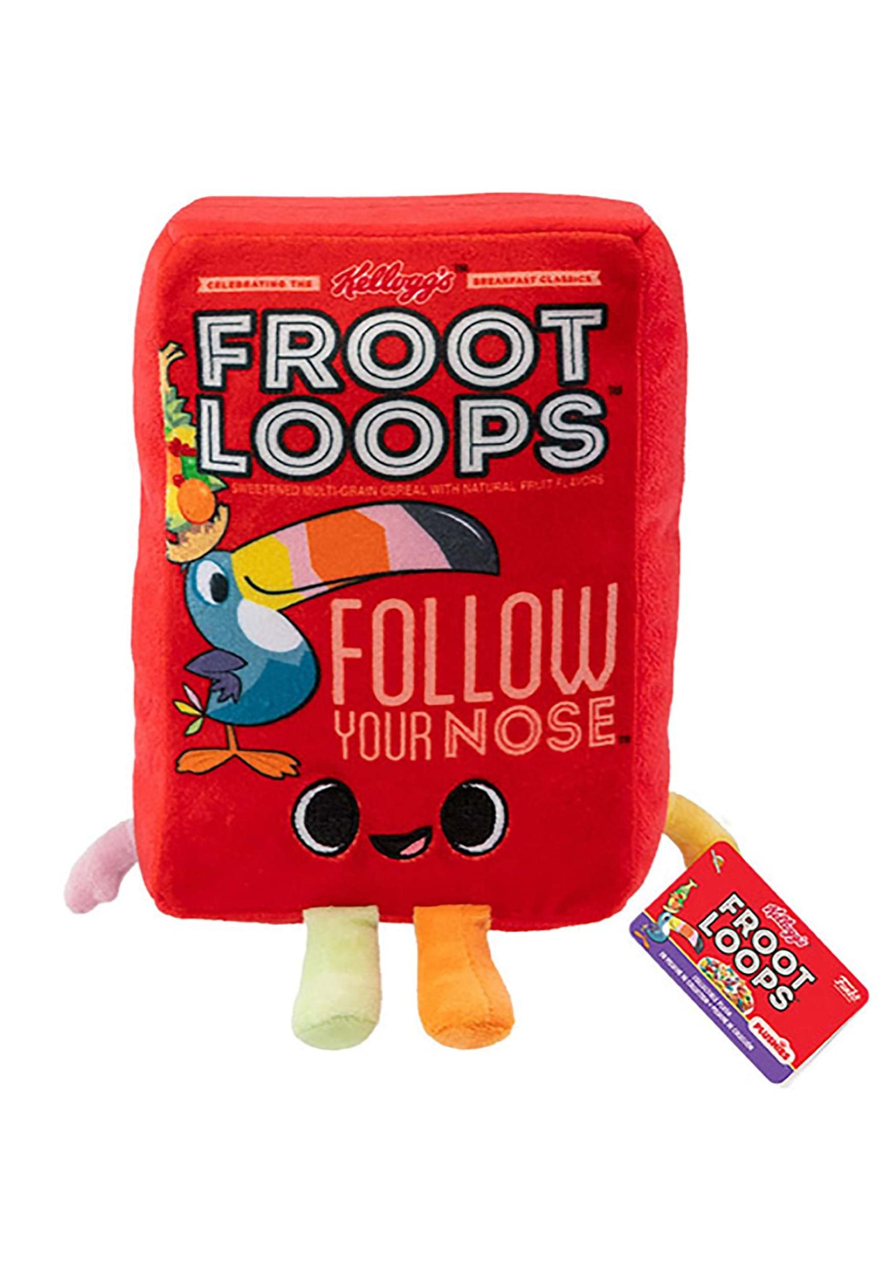 Funko POP Plush: Kelloggs- Froot Loops Cereal Box Multicolor One Size