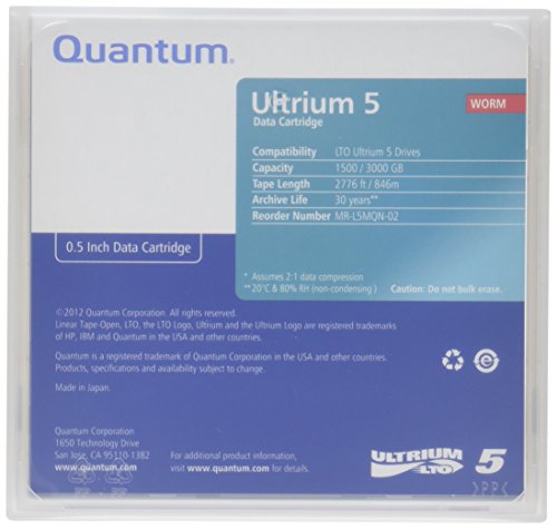 MR-L5MQN-02 Data Cartridge - LTO Ultrium LTO-5-1.5TB (Native) / 3TB (Compressed)