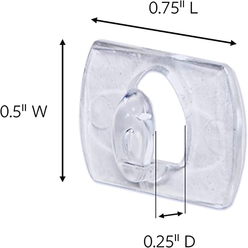Command Christmas Light Clips Set - Holiday Decor with Outdoor Light Clips and Clear Light Clips, Command Strips included