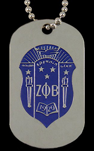 Zeta Phi Beta Double Sided Dog Tag