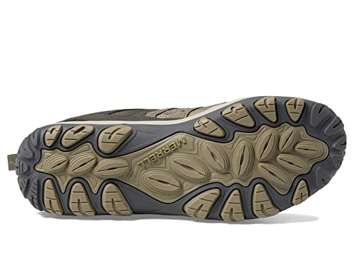 Merrell Accentor 3 Waterproof Shoes for Men - Leather and Mesh Upper, Textile Lining, and Lightweight EVA Foam Midsole Boulder 11 M