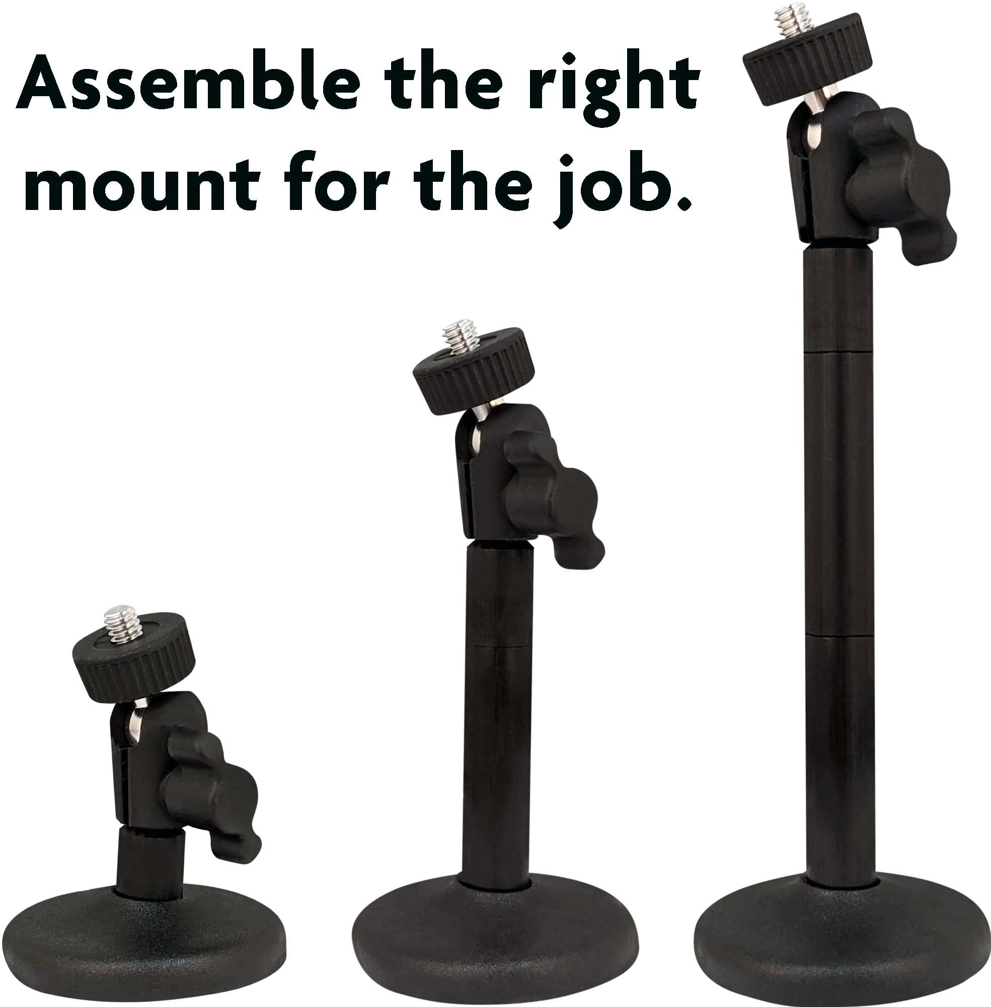 Panavise Universal CCTV Mount Black 2.25 x 3.25 x 4.25