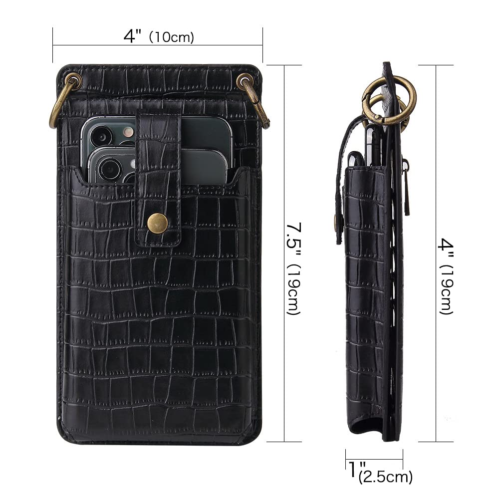 SINGBO Small Crossbody Cell Phone Purse for Women Lightweight Shoulder Bag with Credit Card Slots