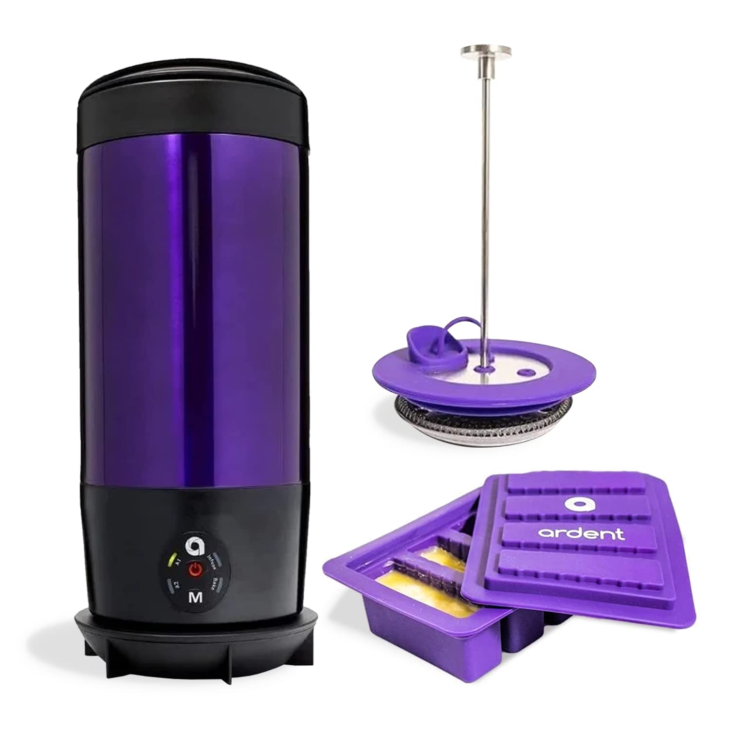 Ardent FX Decarboxylator 110V - 3 in 1 Portable Decarboxylating Machine To Decarb with Generation 2 Infusion Press and Butter Mold Tray - Bundle