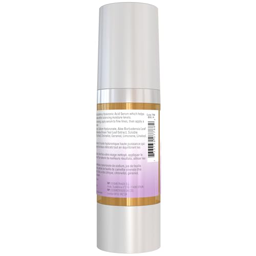 NOW Foods Solutions, Hyaluronic Acid Firming Serum, Naturally Reduces Appearance of Fine Lines, 1-Ounce