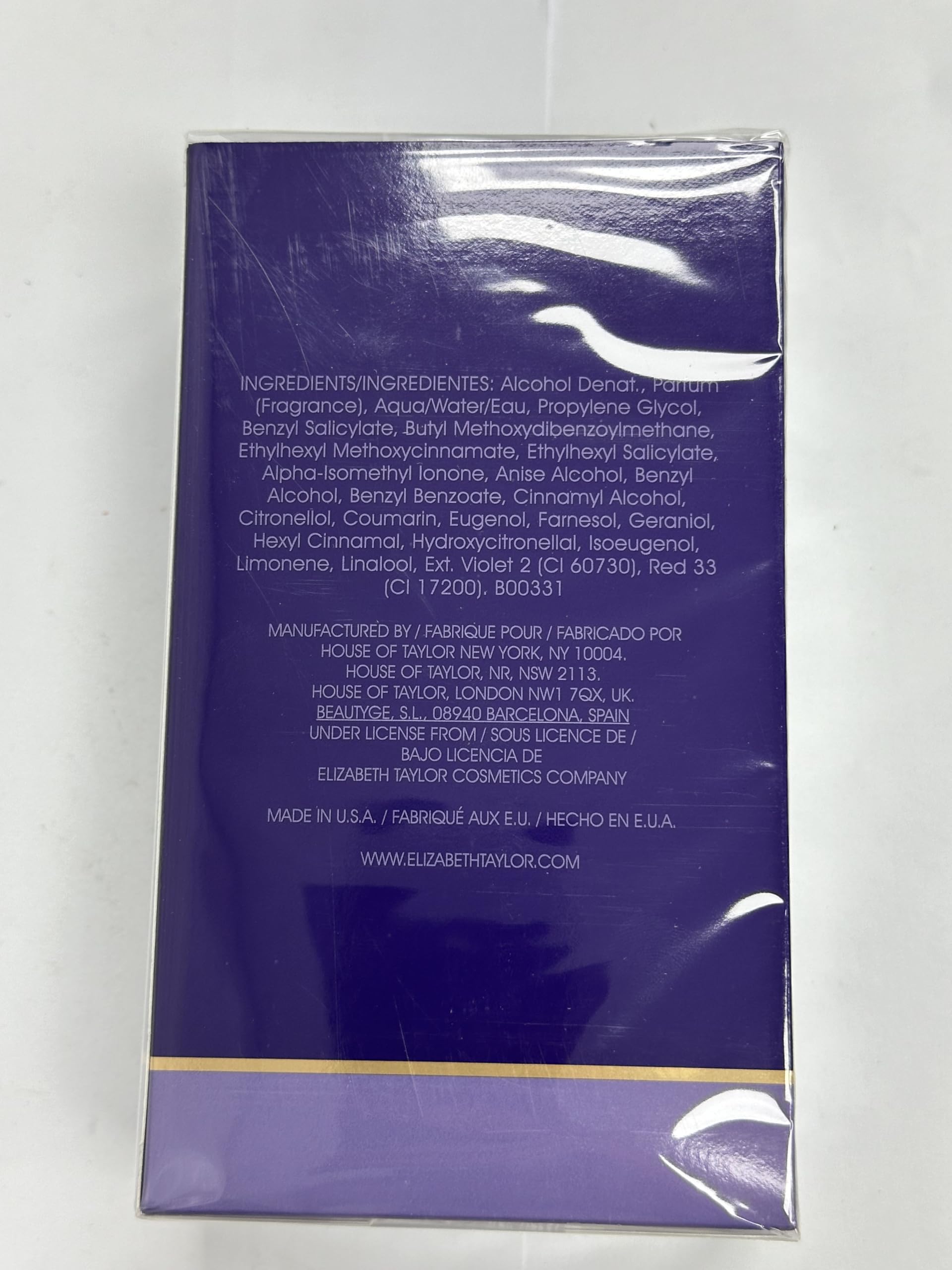 Passion By Elizabeth Taylor - Eau De Toilette Spray 2.5 Oz (Unboxed)
