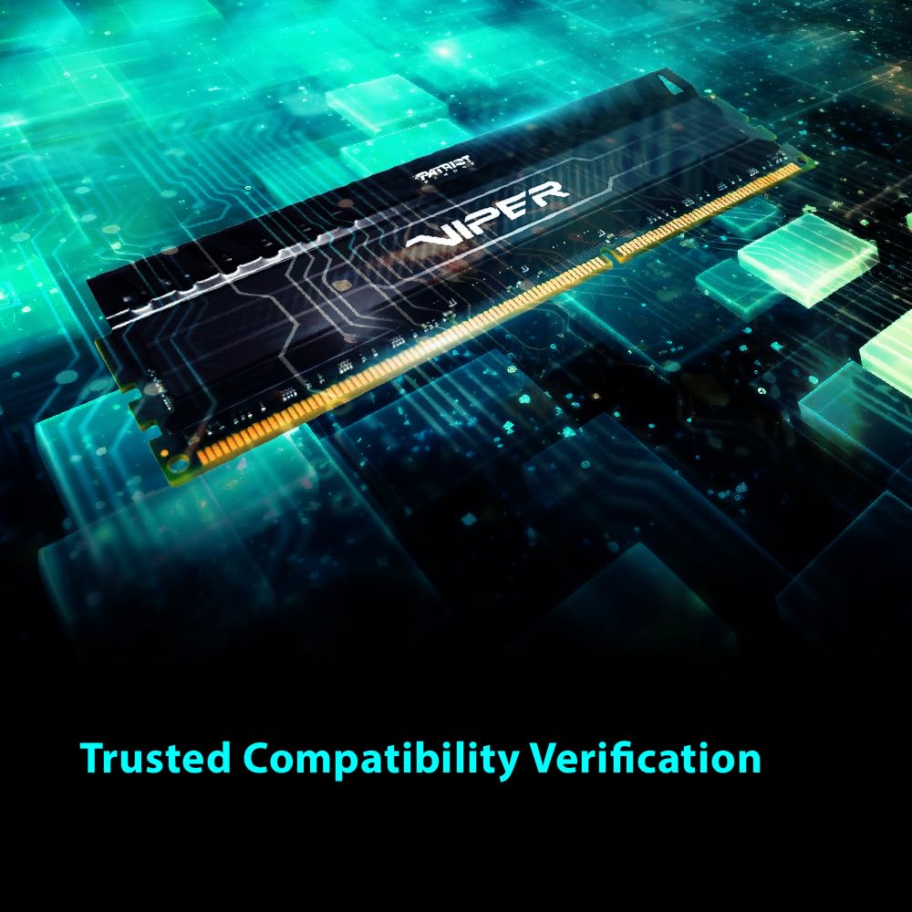 Patriot Memory PV316G160C0K 16GB(2x8GB) Viper III DDR3 1600MHz (PC3 12800) CL10 Desktop Memory with Black Mamba Heatsink