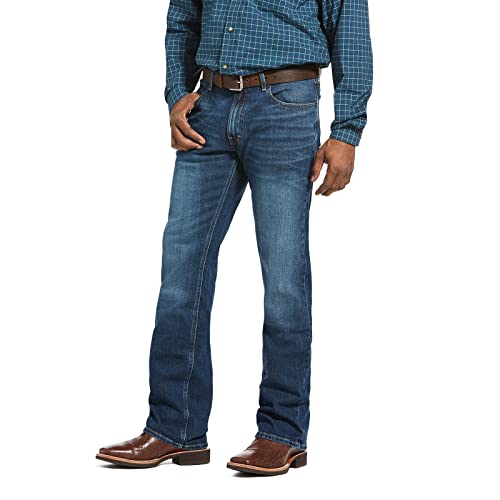 ARIAT mens M4 Low Rise Stretch Legacy Boot Cut Jean, Stretch Freeman, 40W x 32L US