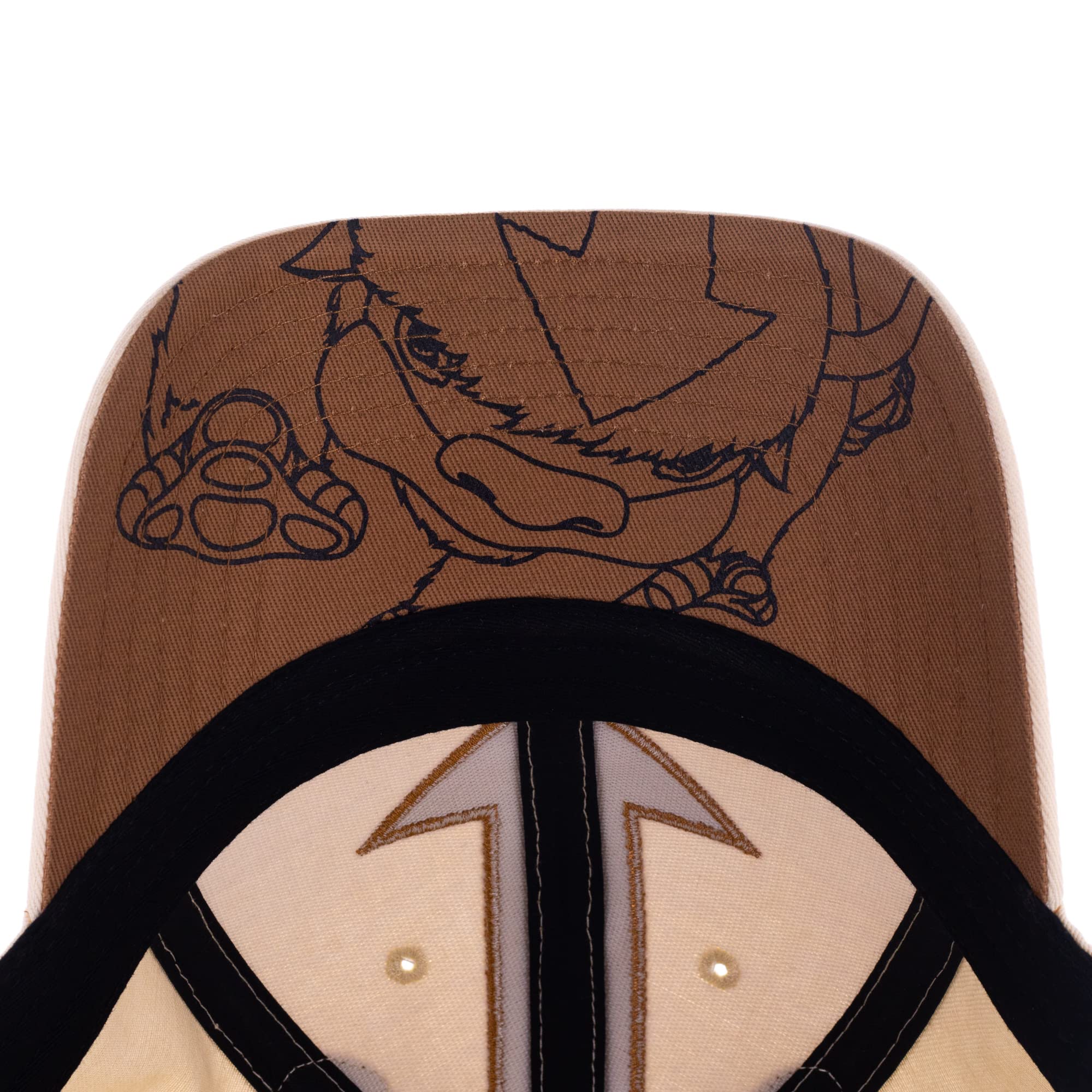 Avatar The Last Airbender Appa Character 3D Big Face Snapback Hat White