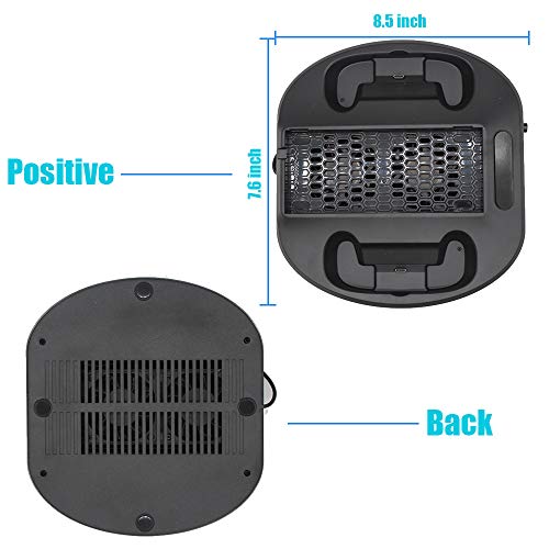 Arlea Vertical Stand with Cooling Fan, for Xbox Series S Console, Fast Cooling, Safe and Quiet, with Dual Controller Charger Ports and 3 USB HUB