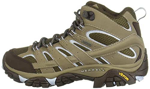 Merrell Women's Moab 2 MID Gore-TEX Hiking Boot, Brindle, 10.5