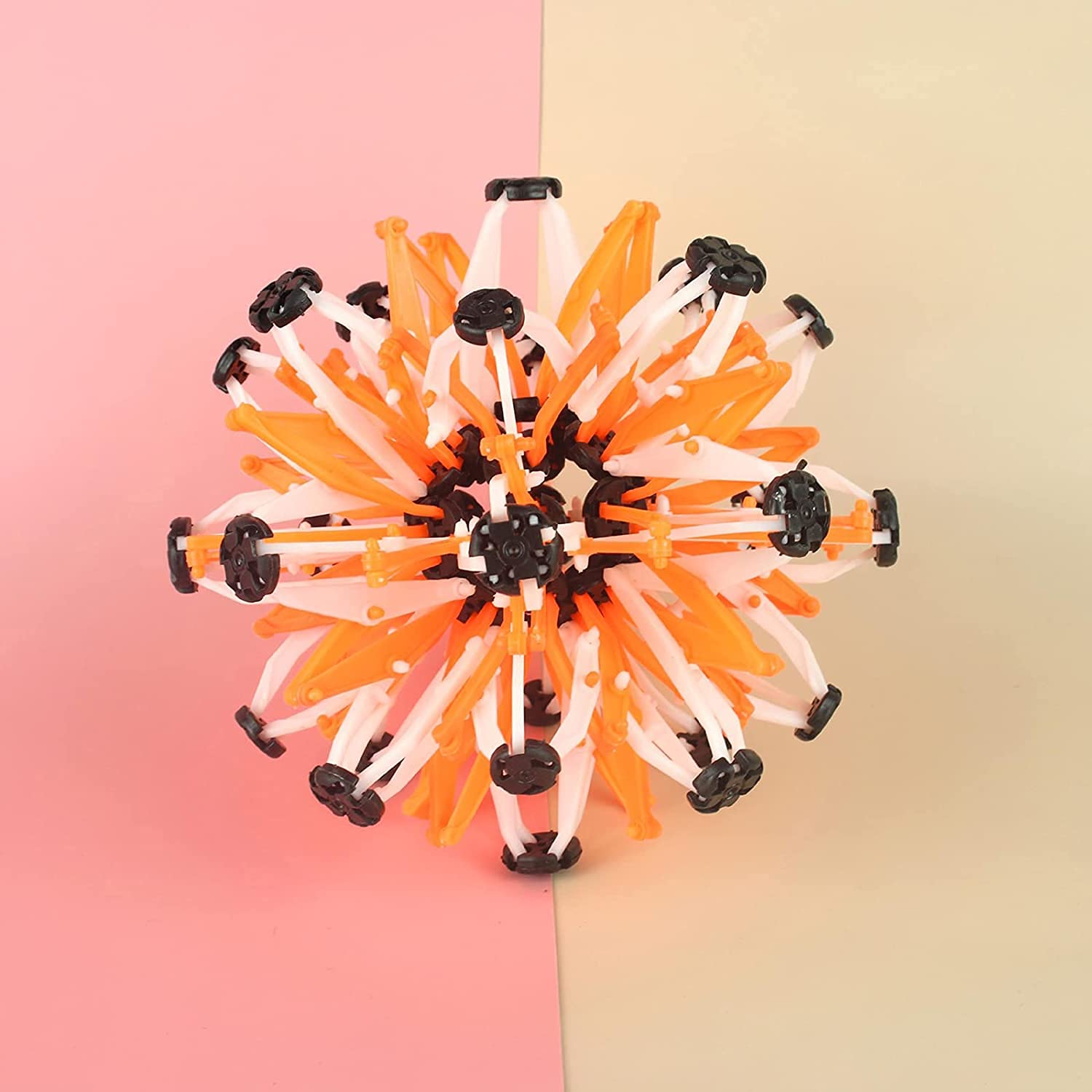 Baby Toy Novel Expansion Ball (Suitable for Practicing Yoga, deep Breathing) for Both Boys and Girls as a Birthday Gift (Orange)