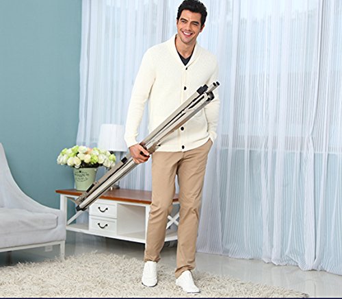 GENE KELLY Clothes Drying Rack for Laundry Free Installed Space Saving Folding Hanger Rack Heavy Duty Stainless Steel