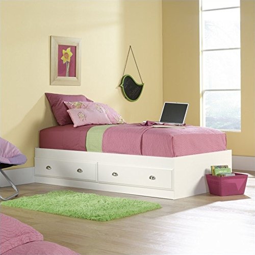 Sauder Shoal Creek Mate's Bed, Twin, Soft White finish